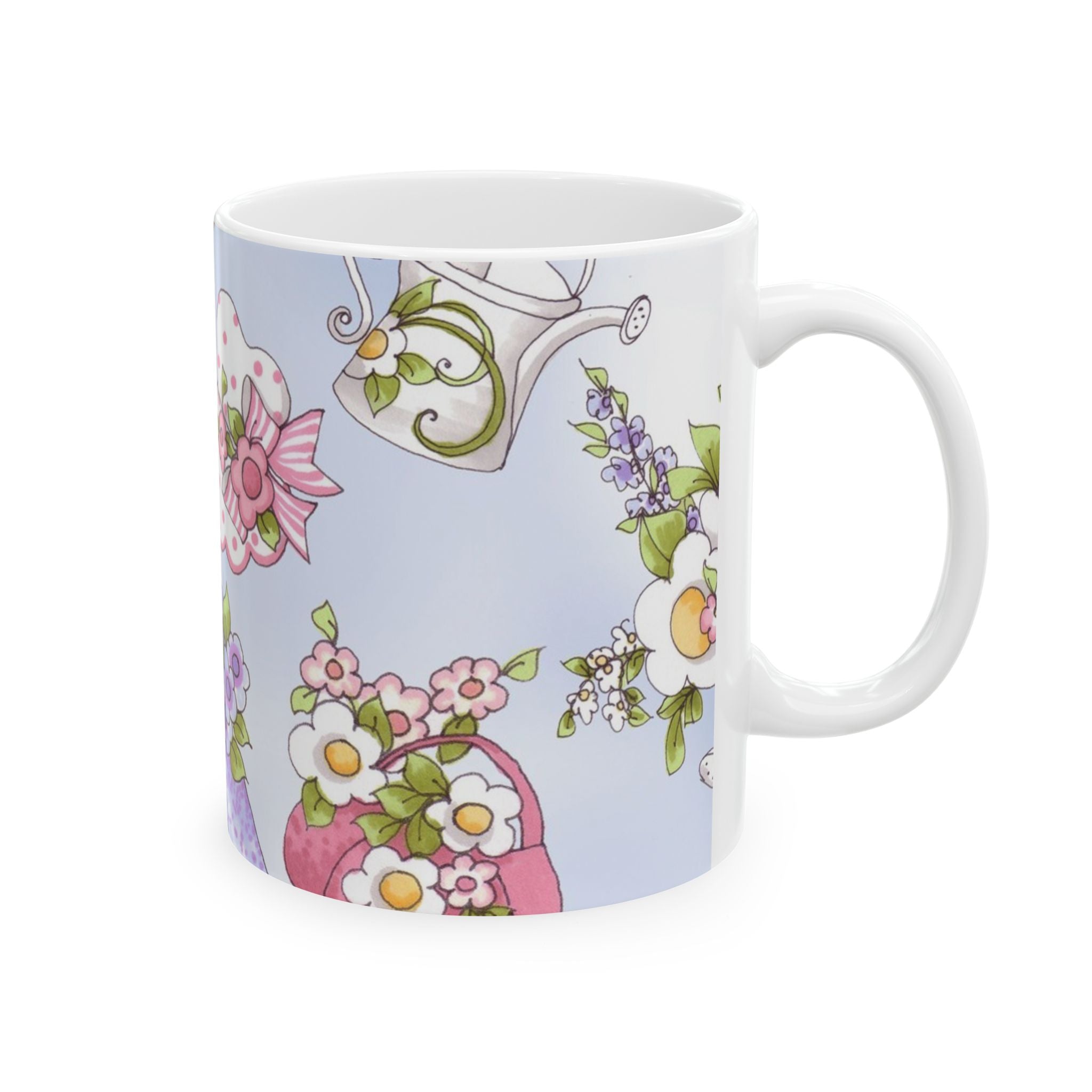 Blue Garden Goodies Cup – Durable Outdoor Drinkware – Loralie Designs