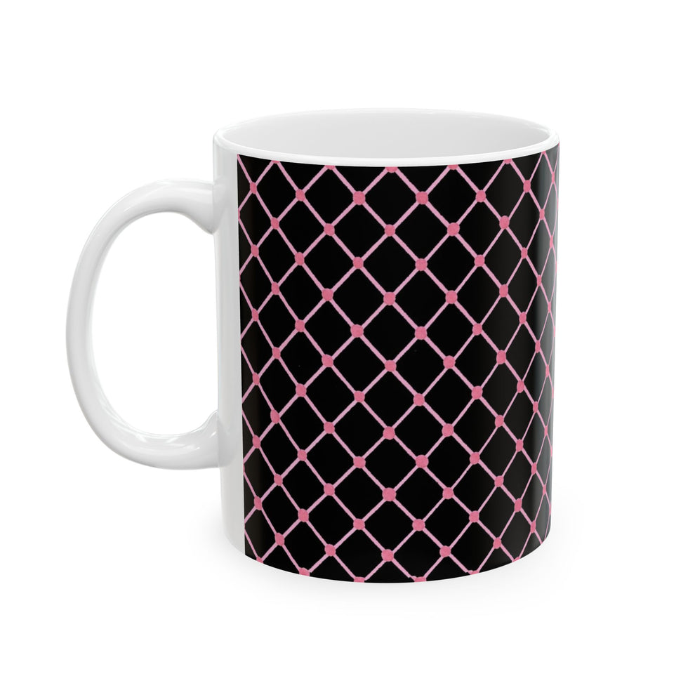 Stylish Cyclone Fence Cup - Black/Pink Design – Loralie Designs