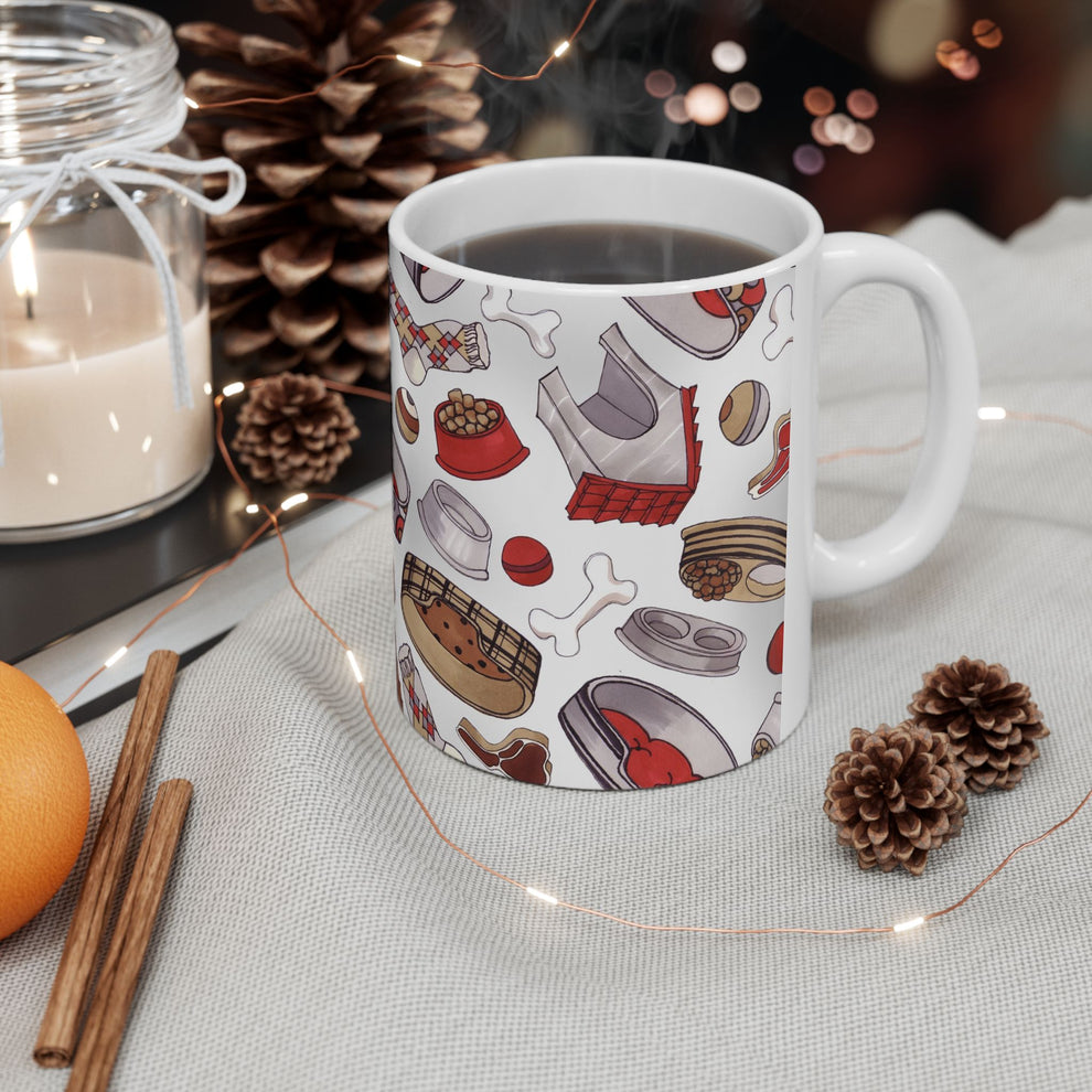 Doggie Stuff Gray Cup – Loralie Designs