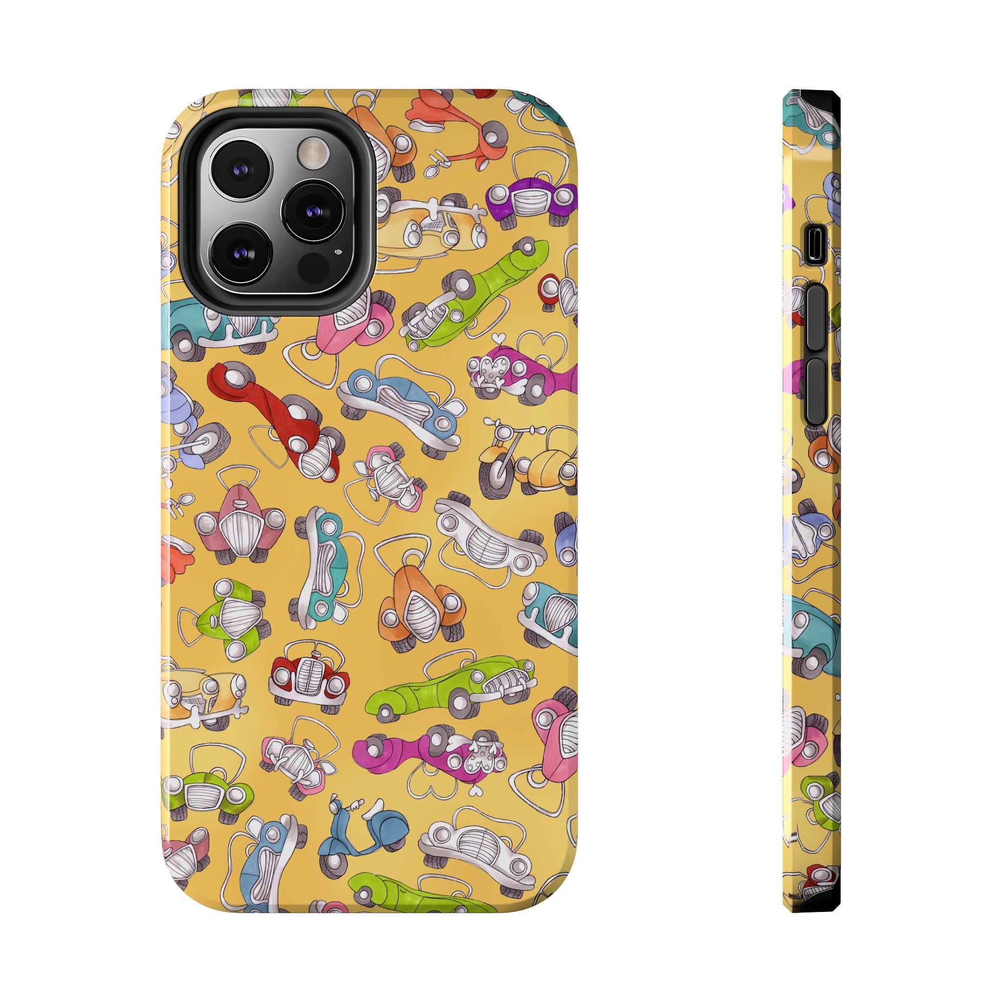 Vibrant Yellow Phone Case - Pile Up Collection – Loralie Designs