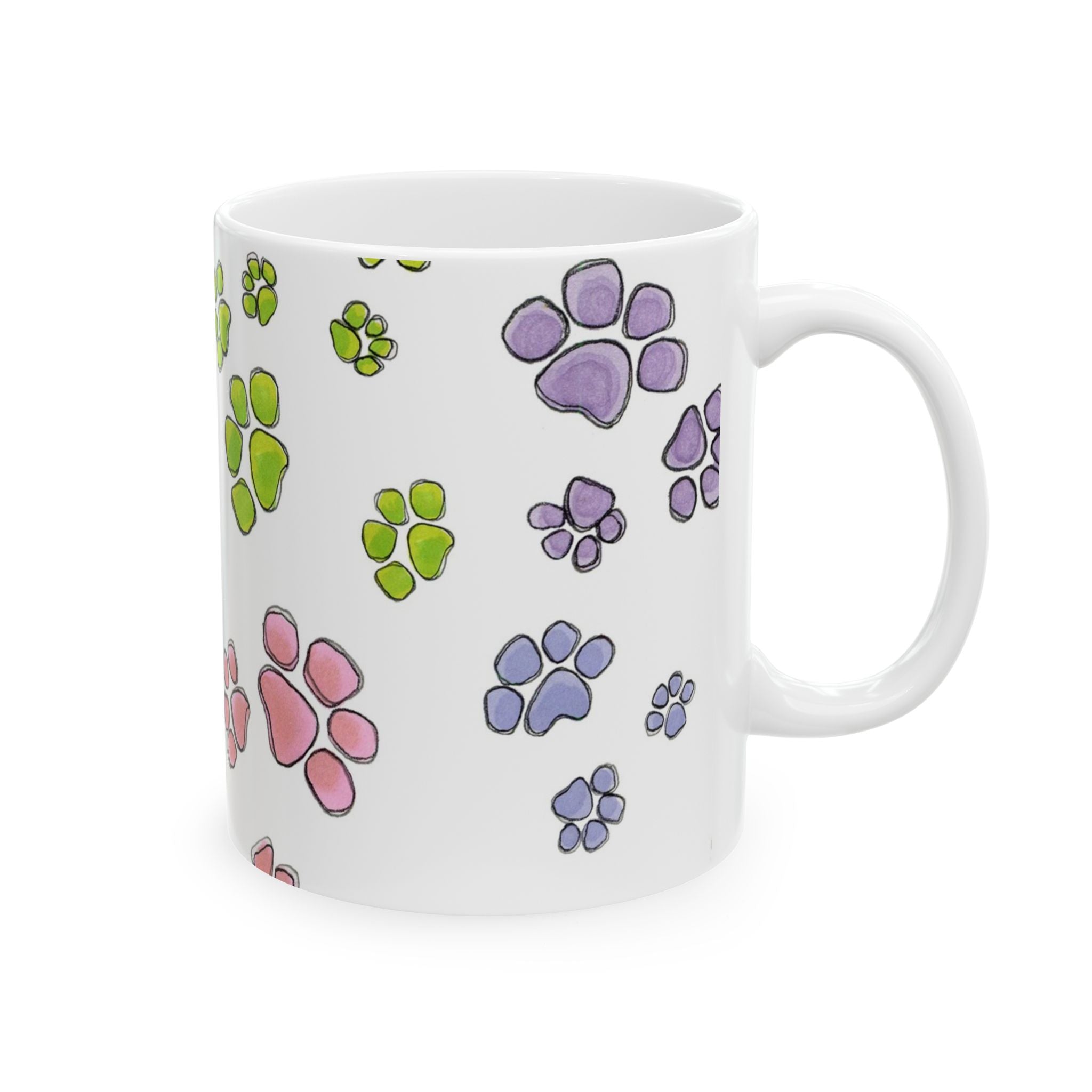 Chic Pastel Paws Cup - Cute & Durable Pet Drinkware – Loralie Designs