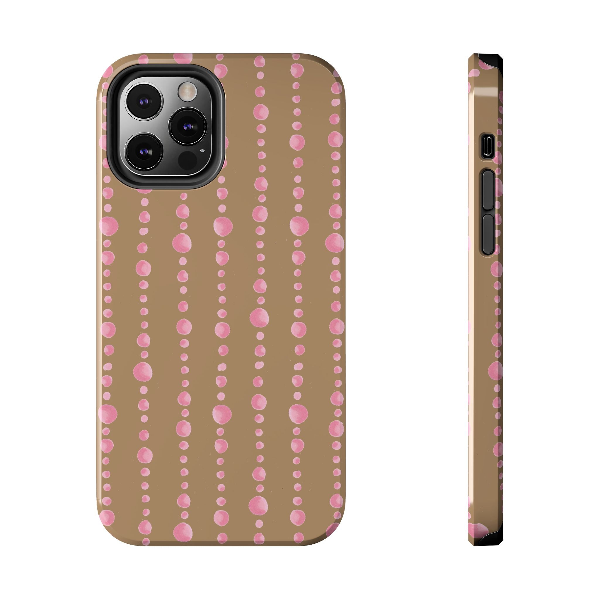 Malt & Pink Beaded Curtain Phone Case - Stylish Protection – Loralie ...