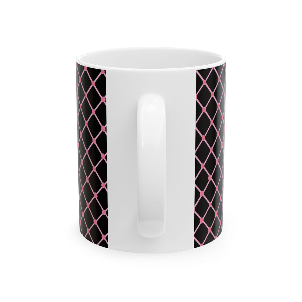 Stylish Cyclone Fence Cup - Black/Pink Design – Loralie Designs