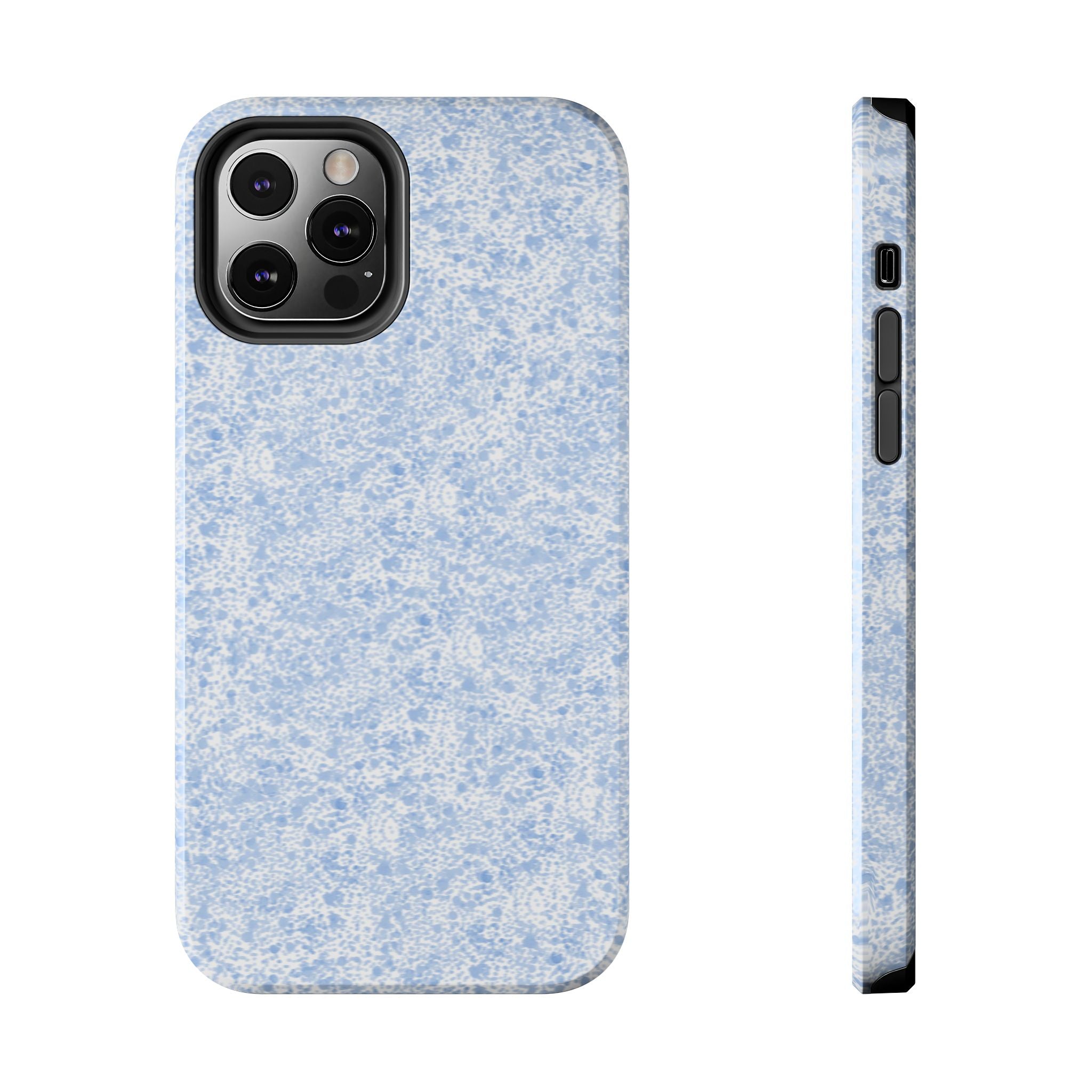 Mini Specks Light Blue Phone Case – Slim Protective Cover – Loralie Designs