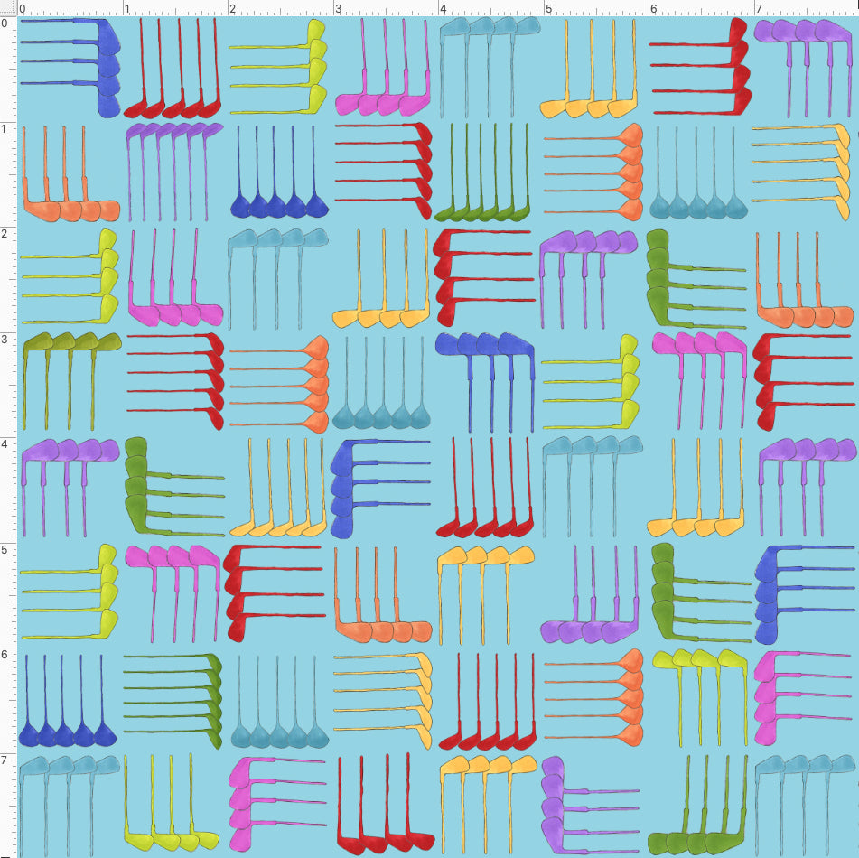 Golf Happy! Fabric – Loralie Designs