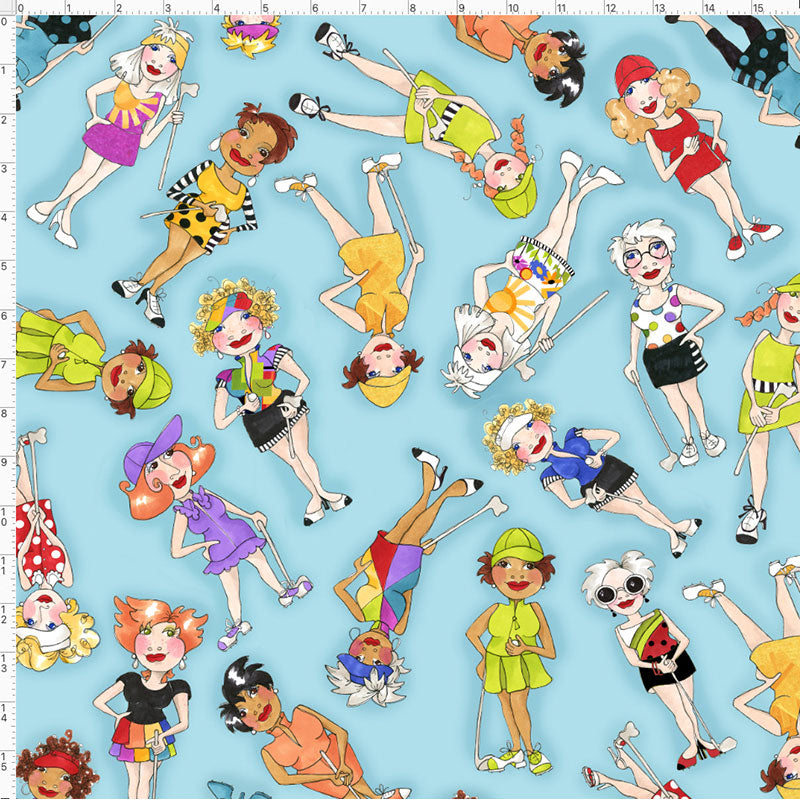 Golf Happy! Fabric