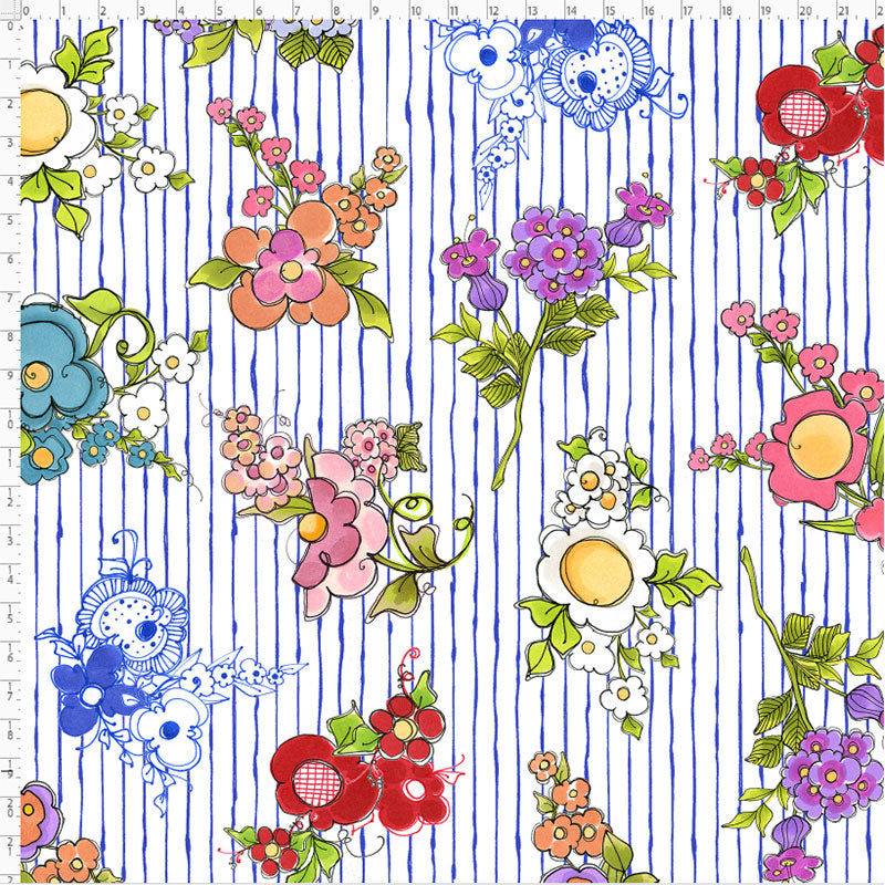 Flower Fabric - flower fabric designs by Loralie Harris – Loralie Designs