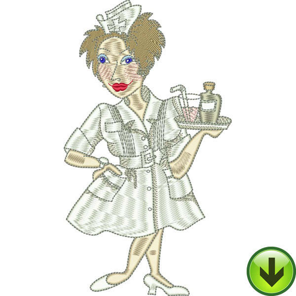 Nurse Embroidery Design Download | 21,366 Stitches – Loralie Designs